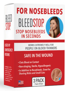 BleedStop™ for People on Blood Thinners, Great for Nosebleed